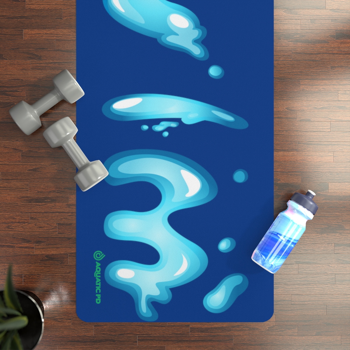 Swim Rubber Yoga Mat - Aquatic PD